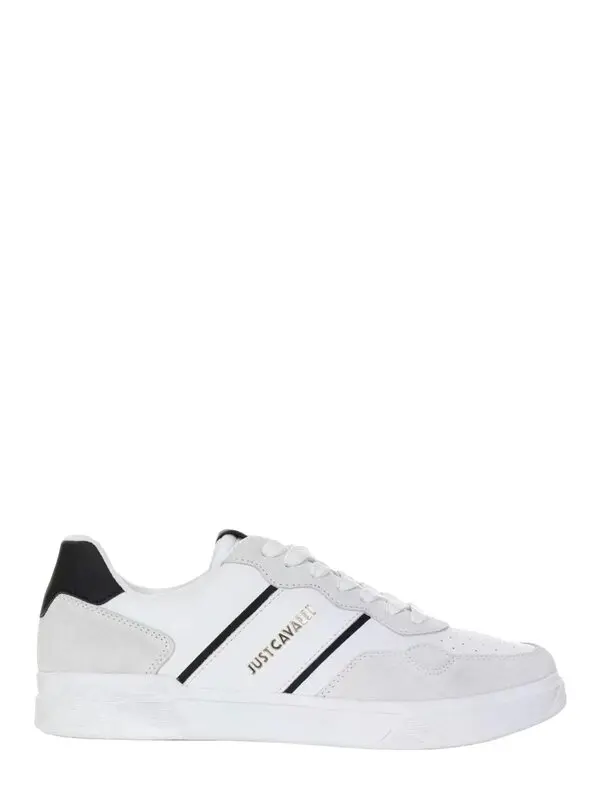 Just Cavalli Logo Sneakers - White