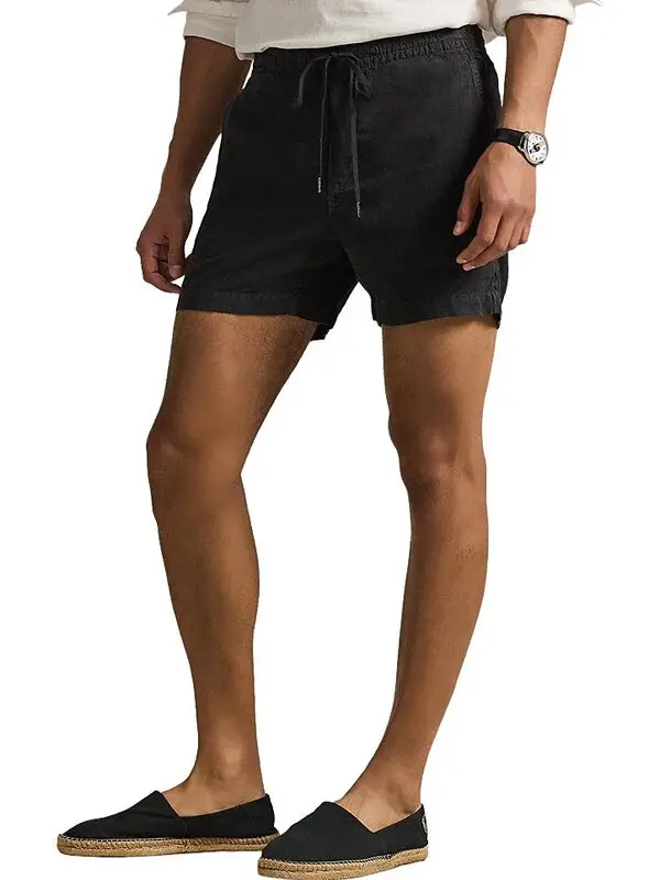 Polo Ralph Lauren Polo Prepster 6-inch Linen Shorts - Black