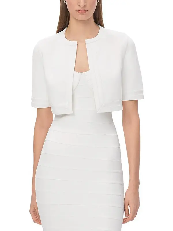 Herve Leger Marie Bolero - Alabaster