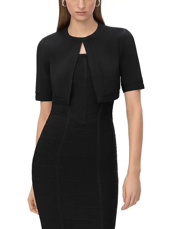 Herve Leger Marie Bolero - Black