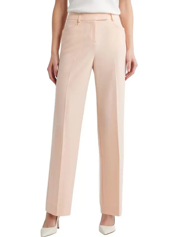 TAHARI ASL Straight Leg Pants - Parfait