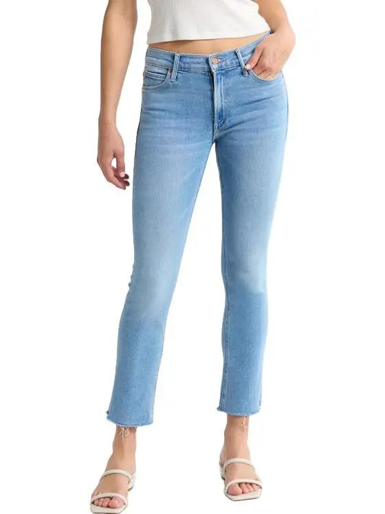 MOTHER The Dazzler Lil Mid-rise Ankle Jeans - Blessing In Disguise