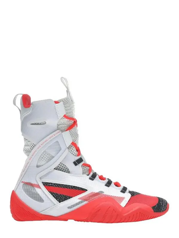 Nike Hyperko 2 High-top Sneakers - White/bright Crimson/black