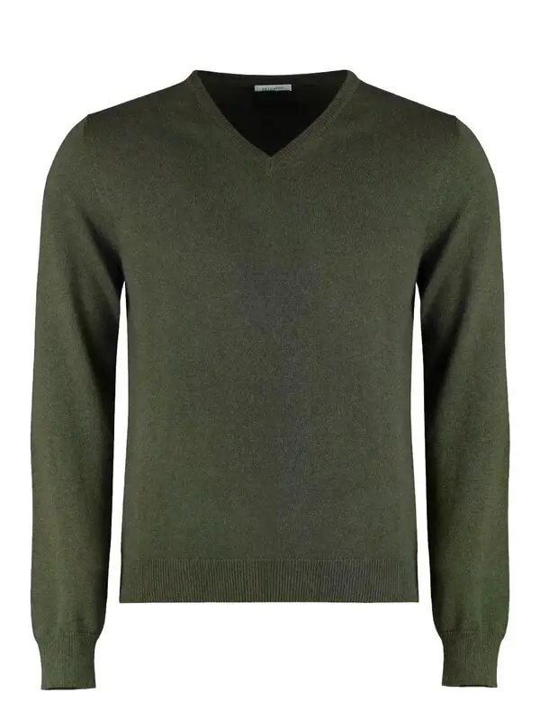 Malo V-neck Sweater - Green