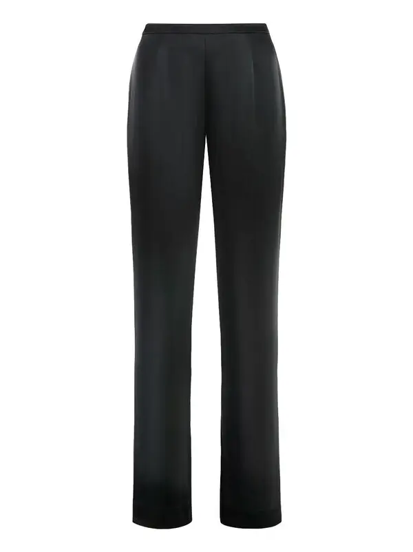 St. John Satin Trousers - Black