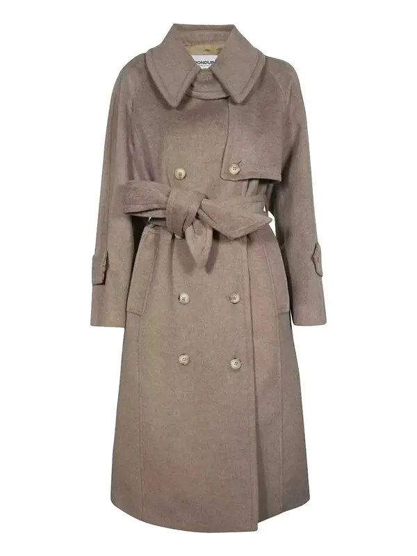 DONDUP Double-breasted Coat - Neutrals