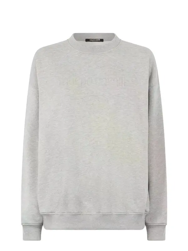 Roberto Cavalli Mélange-effect Sweatshirt - Grey