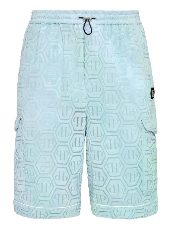 Philipp Plein Monogram Short - Blue