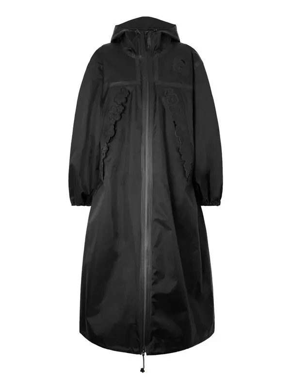 The North Face Cecilie Bahnsen Embellished Shell Hooded Jacket - Black