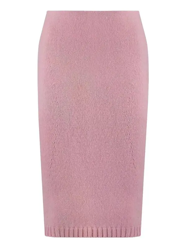TOM FORD Wool-cashmere Blend Skirt - Pink