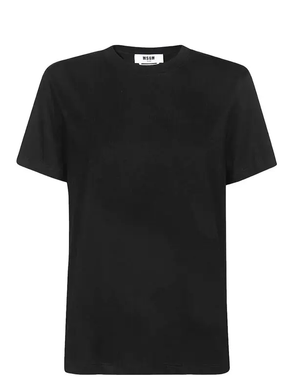 MSGM Logo-print T-shirt - Black