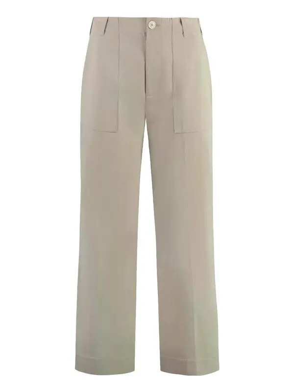 St. John Cropped Trousers - Neutrals