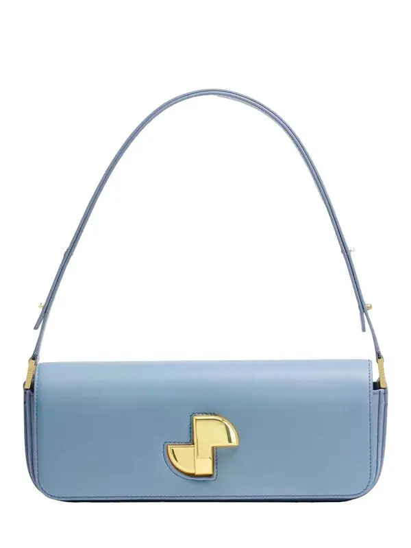 Patou Le Lock Shoulder Bag - Blue