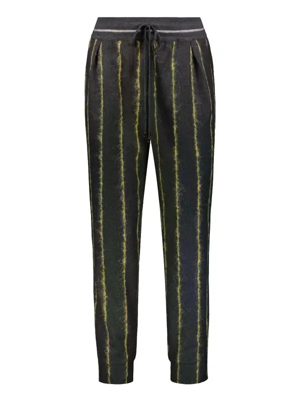 Lorena Antoniazzi Virgin Wool Track Pants - Black