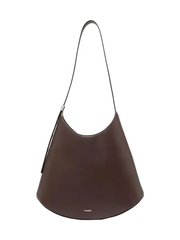 JIL SANDER Medium Eldorado Shoulder Bag - Brown