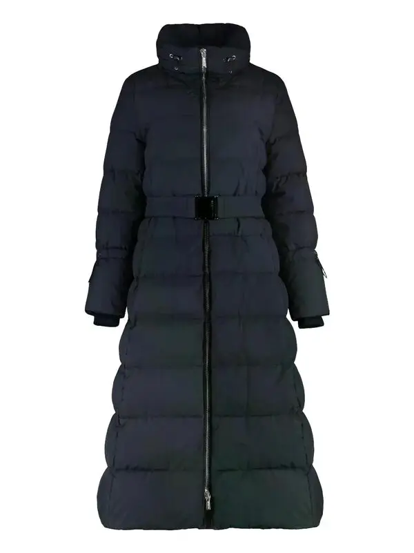 MOORER Dorianne Long Coat - Blue