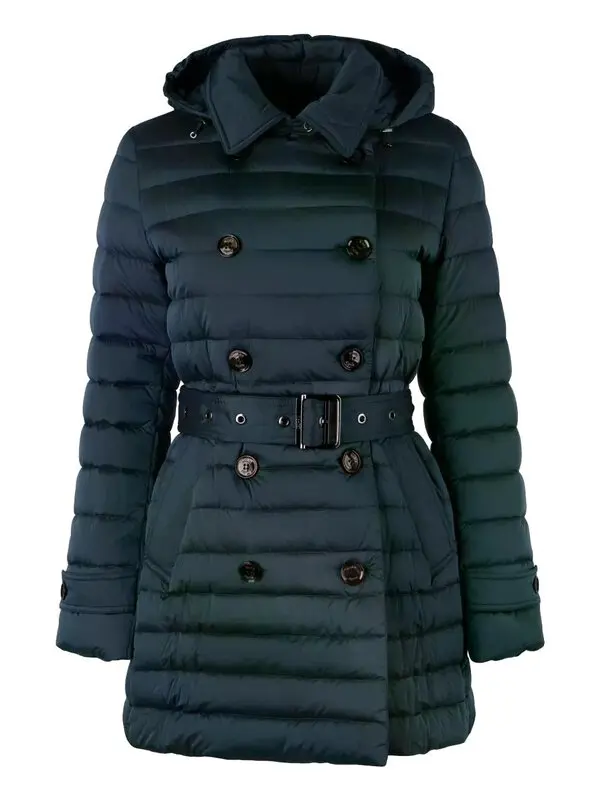 MOORER Danuja Hooded Coat - Blue