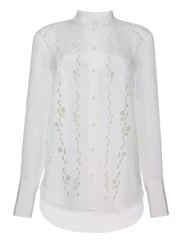 Adam Lippes Farrow Silk Blouse - Neutrals