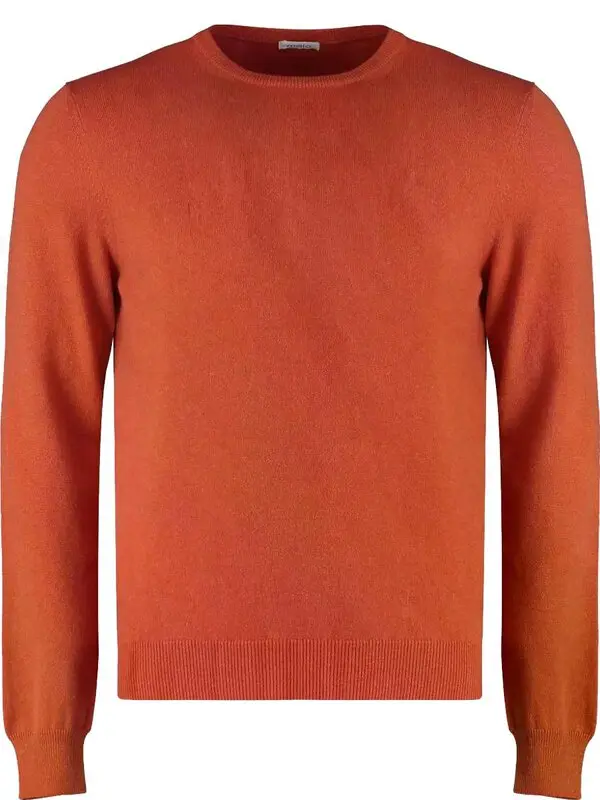 Malo Crew-neck Sweater - Orange