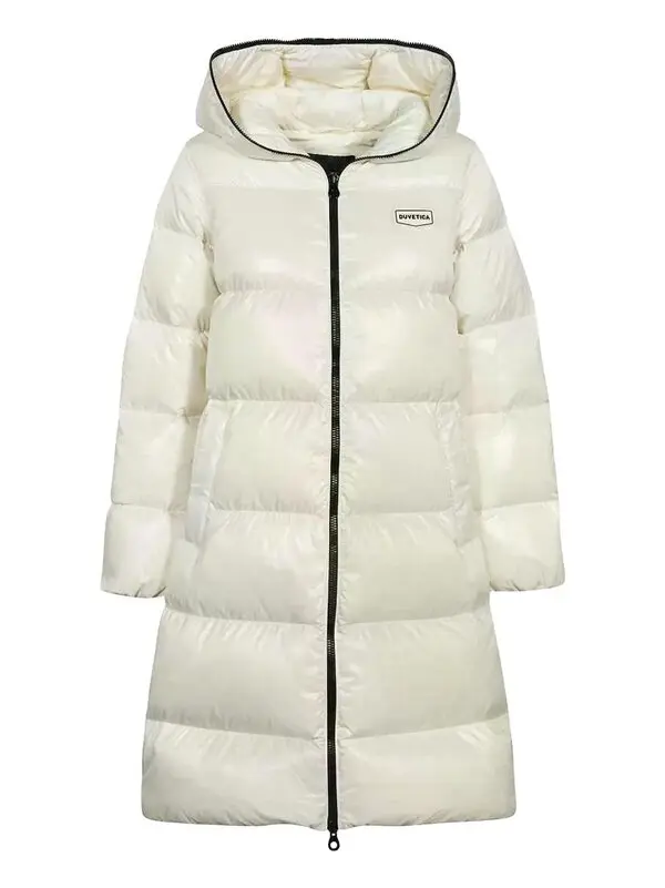 Duvetica Hooded Padded Coat - White