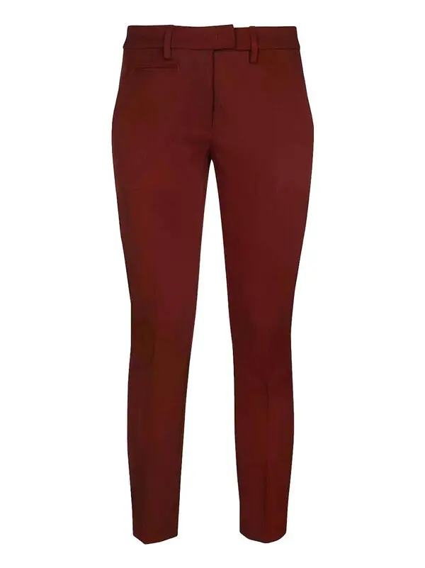 DONDUP Stretch Slim Trousers - Red