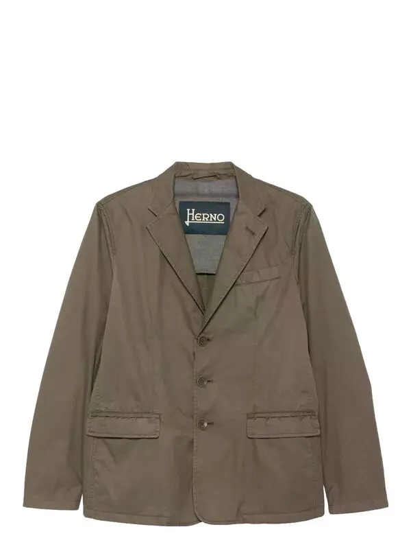 Herno Twill Blazer - Green