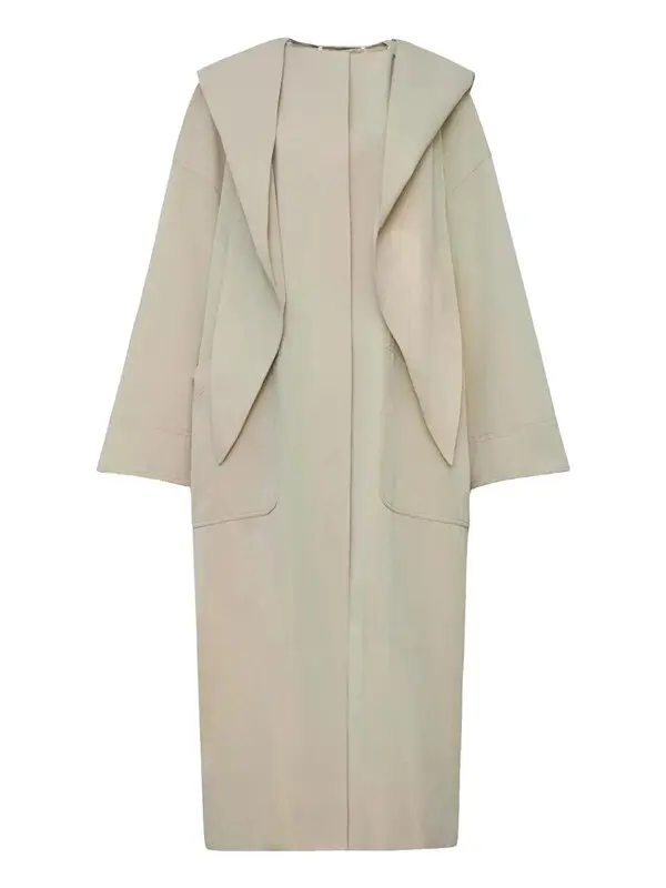 Adam Lippes Gesse Cotton Twill Coat - Neutrals