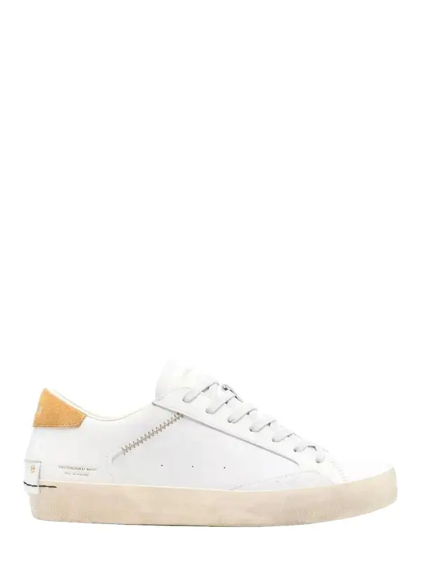 CRIME LONDON Distressed Sneakers - White