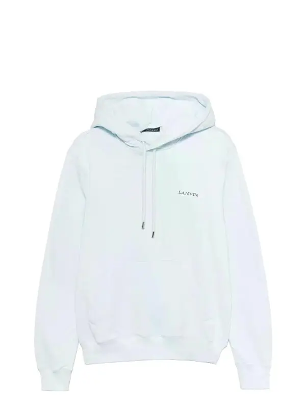 LANVIN Cotton Hoodie - Blue