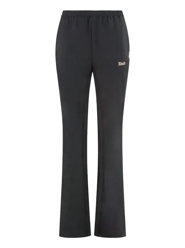 Rhude Stretch-desing Track Pants - Black