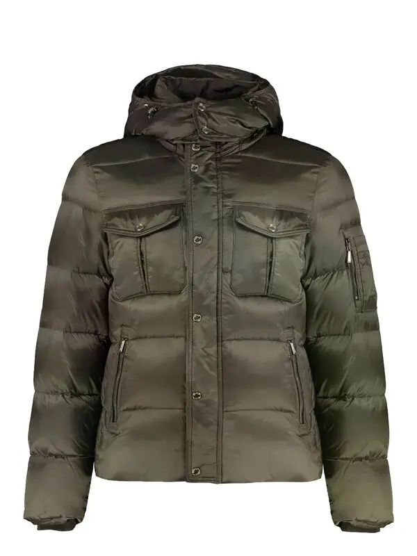 MOORER Nevio Hooded Jacket - Green