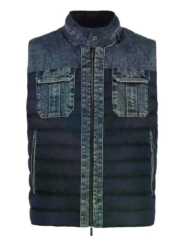 MOORER Zanos Gilet - Blue