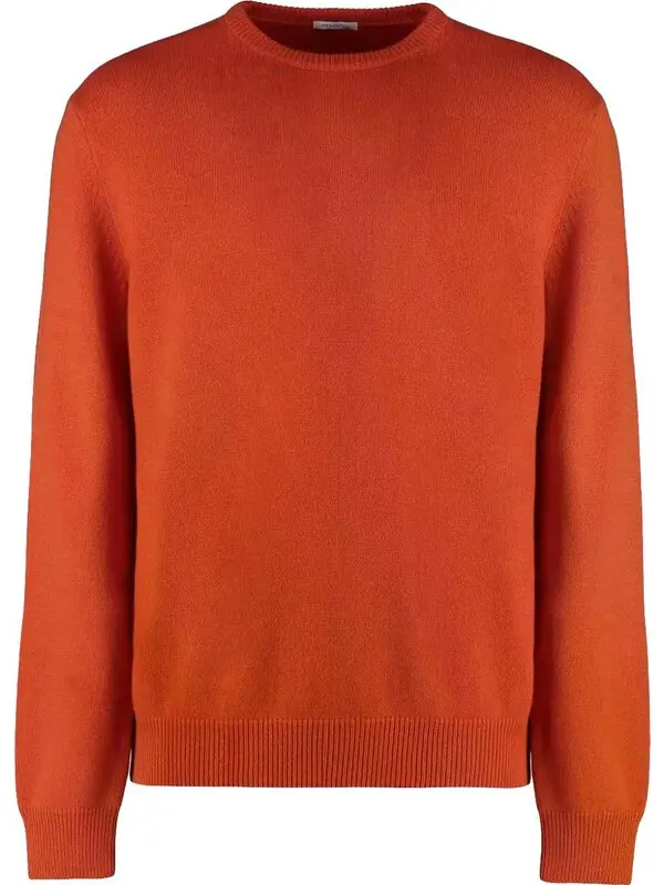 Malo Crew-neck Cashmere Sweater - Orange