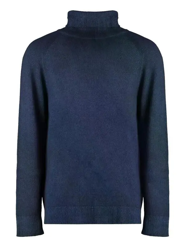 Malo Roll-neck Sweater - Blue