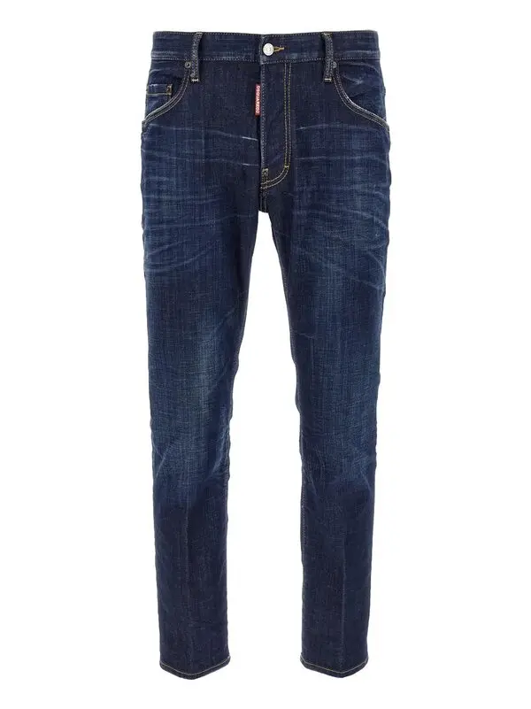 Dsquared2 Skater Stretch Denim Jeans - Blue