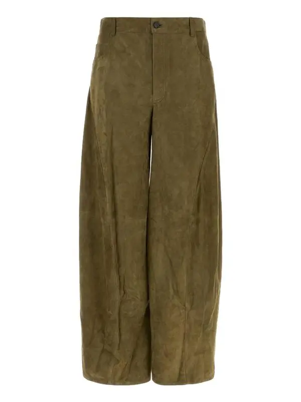 Marni Suede Pants - Green