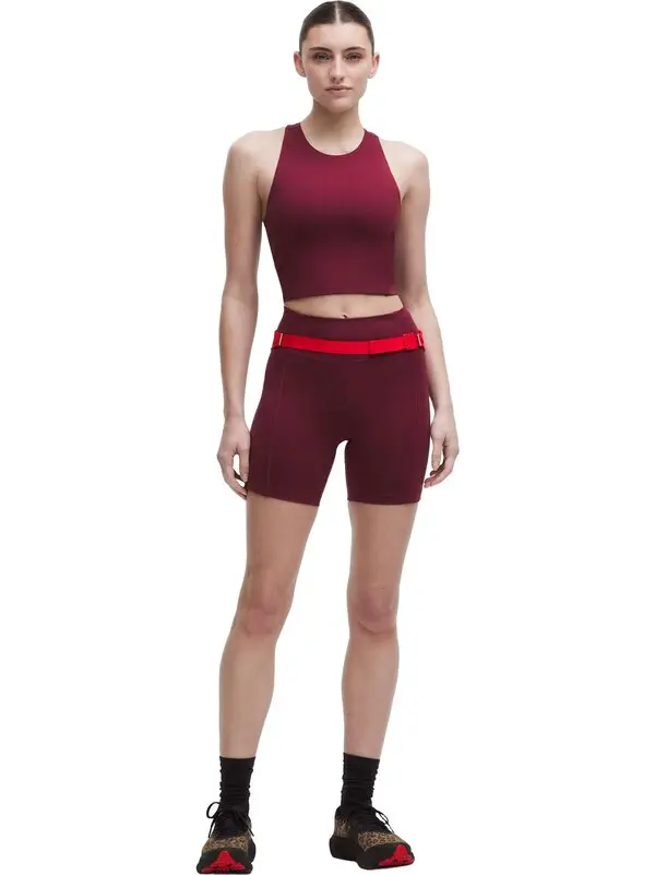 Lululemon Swift Speed High-rise Short 6 - Burgundy Bay