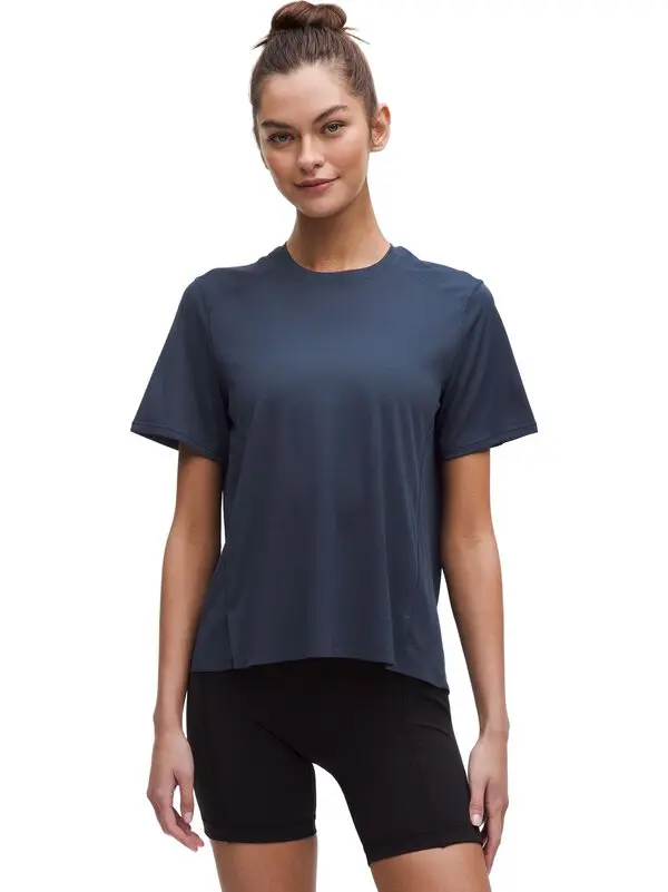 Lululemon Fast And Free Short-sleeve Shirt - Club Blue