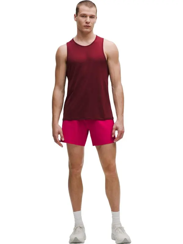 Lululemon Mile Maker Ripstop Lined Short 6 - Mulberry Spark