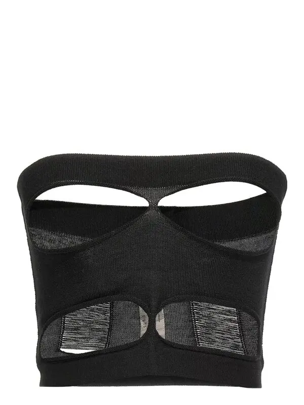 Rick Owens Tanja Bandeau Top - Black