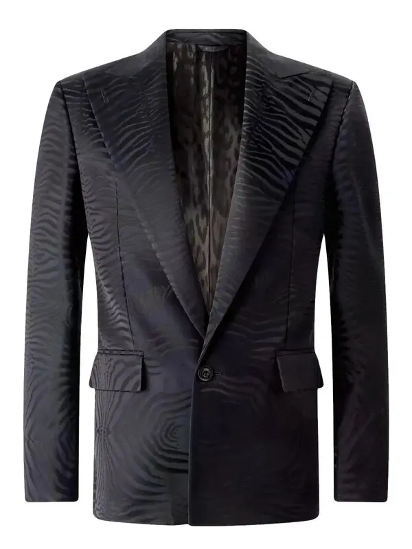 Roberto Cavalli Single-breasted Blazer - Black