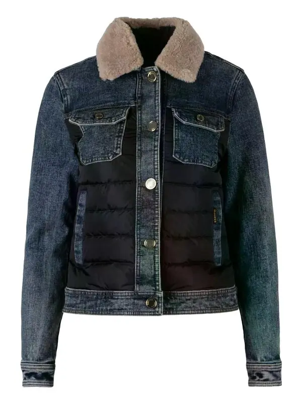 MOORER Petunia Denim Jacket - Blue