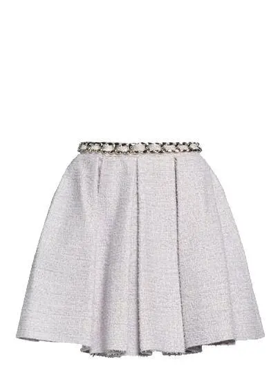 Elisabetta Franchi Mini Pleated Skirt - Purple