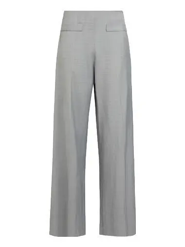 Sandro Straight-leg High-waisted Pants - Grey