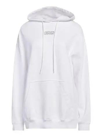 REPLAY Cotton Fleece Sweatshirt - White