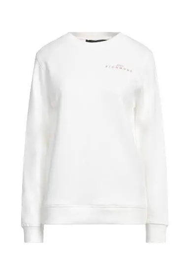 John Richmond Cotton Sweatshirt - White