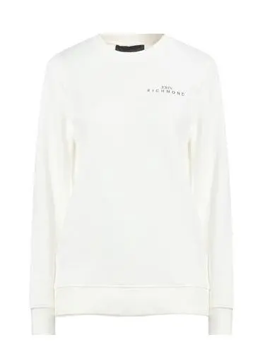 John Richmond Cotton Sweatshirt - White