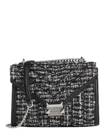 Michael Kors Tweed Crossbody Bag - Black