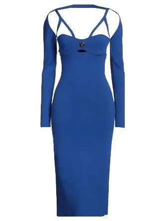 Elisabetta Franchi Midi Bodycon Dress - Blue