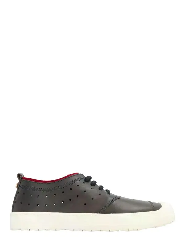 VOLTA Leather Low-top Sneakers - Black